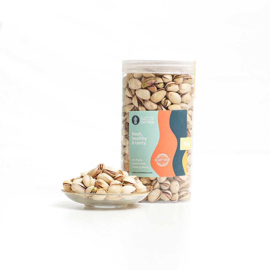 Buy Premium Roasted Pistachio Shell at the best price - World of Dates